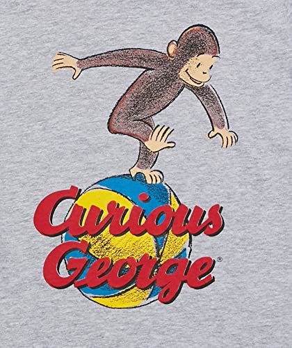 Curious George Infant Baby Boys 2 Pack Graphic T-Shirts Gray/Blue 18 Months