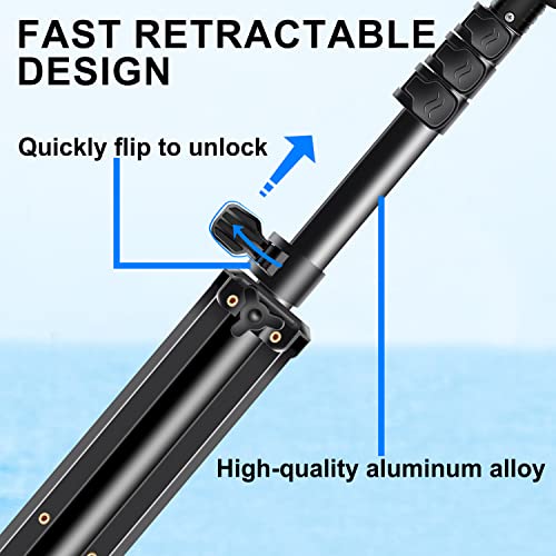 64 Inch Selfie Stick Tripod with Wireless Remote, Phone Tripod Stand Group Selfies/Live Streaming/Video Recording Compatible with All CellphonesâŚ