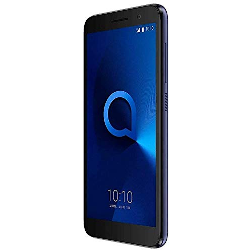 Alcatel 1 (16GB) 5.0" Full View Display, Removable Battery, FM Radio, Dual SIM GSM Unlocked US & Global 4G LTE International Version 5033E (Bluish Black)