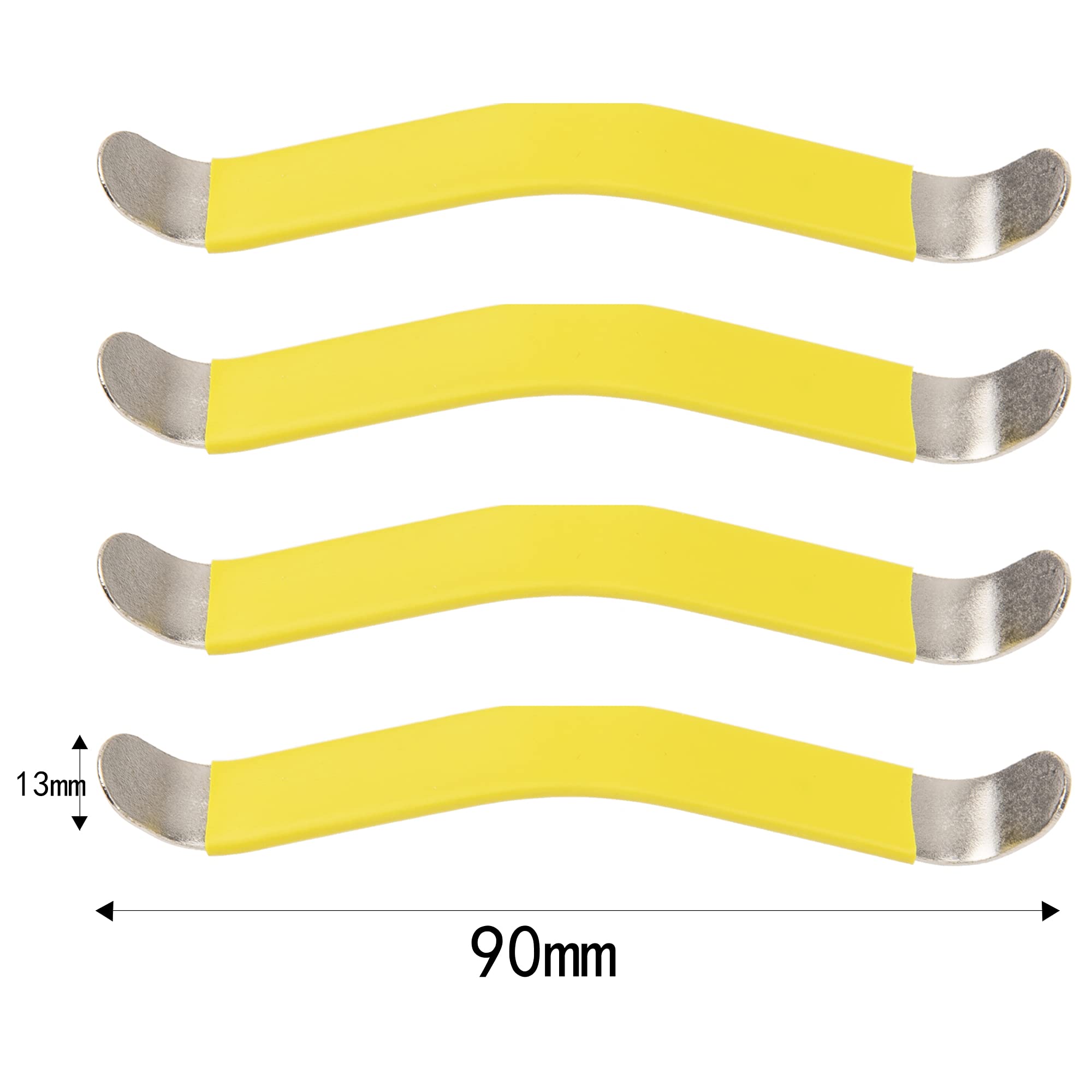 1Set Yootones String Spreaders and Fingerboard Guards, 4Pcs Rubber Coated String Spreaders and 4Pcs Fingerboard Guard with Rubber Band, Great Tool Compatible with Guitars Bass Repair Maintenance