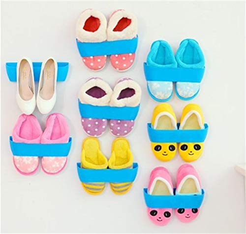 4 PCS Creative Plastic Wall Mounted Shoes Rack for Entryway Over the Door Shoe Hangers Organizer Hanging Shoe Storage Racks