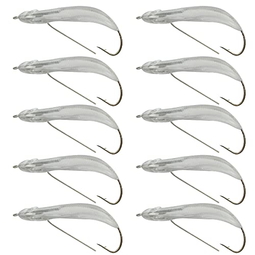 10pcs Unpainted Simulation Fishing Lure Blank topwater Freshwater VIB Bait Trout Salmon 68mm 7.2G Lure Body with Hook Free Eye 8281