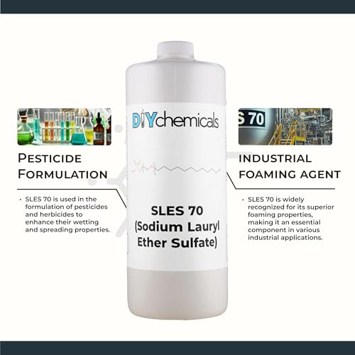 DIYChemicals | High Purity 70% Sodium Lauryl Ether Sulfate (SLES) (1 Pint (16 fl oz))