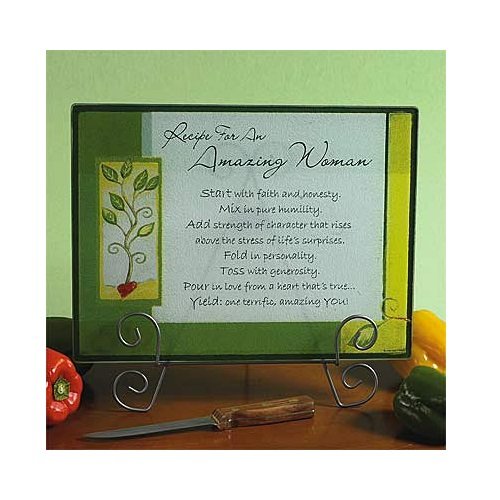 Abbey Gift Abbey & CA Gift Amazing Woman Cutting Board, 15.5 x 11.5, Multicolor