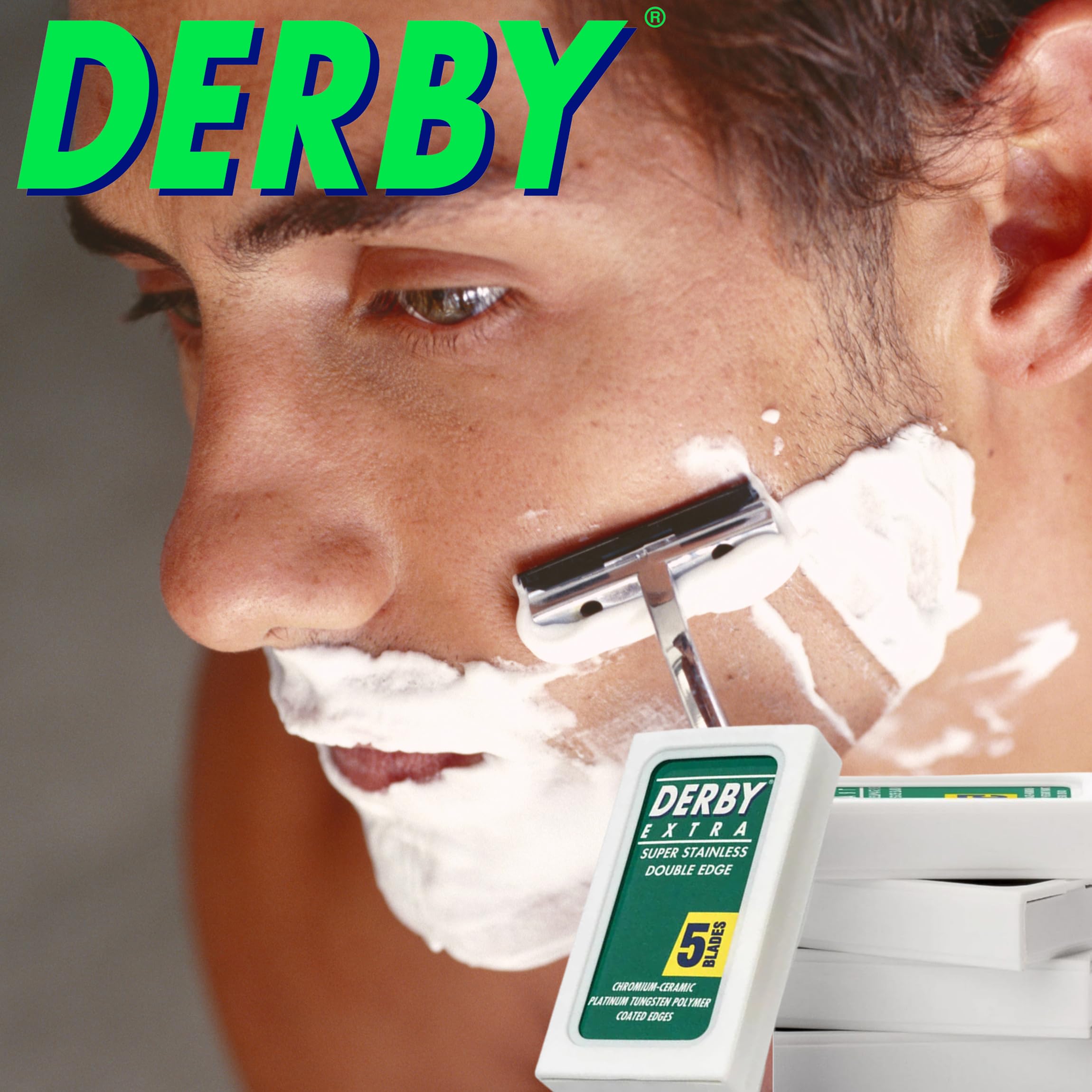 30 Derby Extra Professional Double Edge Razor Blades for straight razor