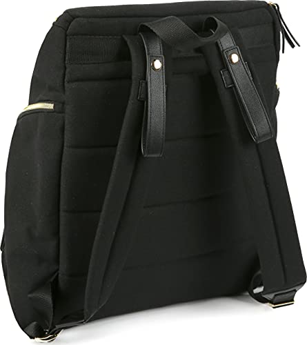Dabney Lee Unisex Baby Fiona Backpack Diaper Bag, Black