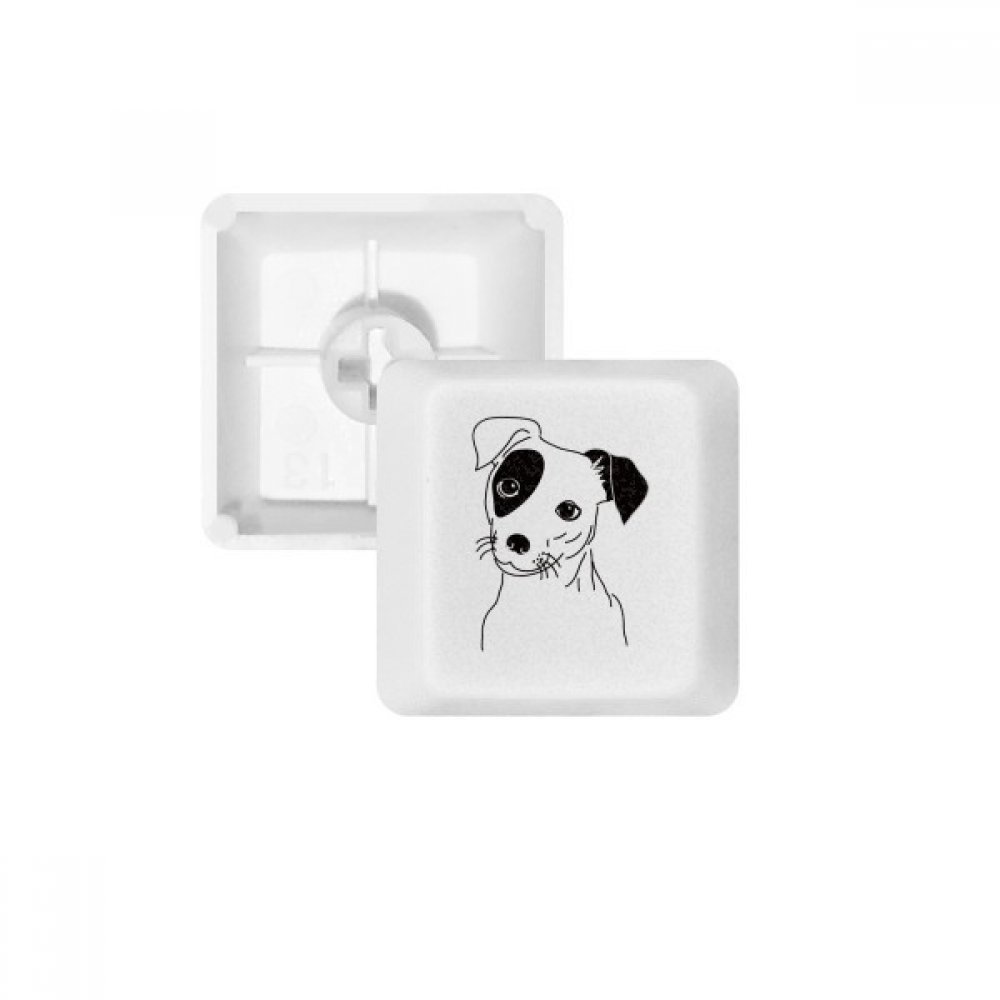 DIYthinker Cartoon Dog Black Illustration Pattern Keycap Mechanical Keyboard PBT Gaming Upgrade Kit