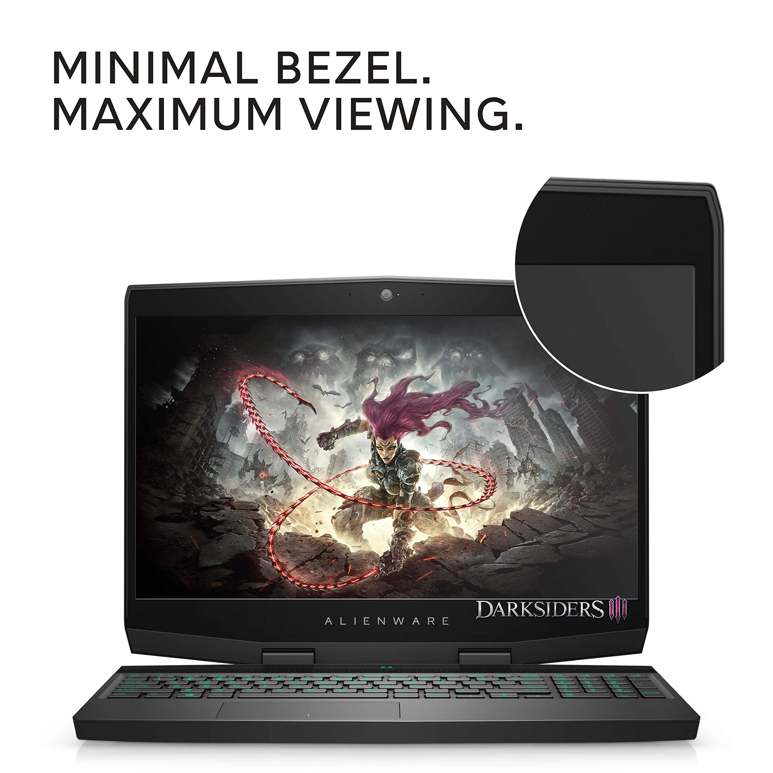 Alienware M15-15.6" FHD Gaming Laptop Thin and Light, i7-8750H Processor, NVIDIA GeForce Graphics Card, 16GB RAM, 1TB Hybrid HDD + 128GB SSD, 17.9mm Thick & 4.78lbs (Renewed)