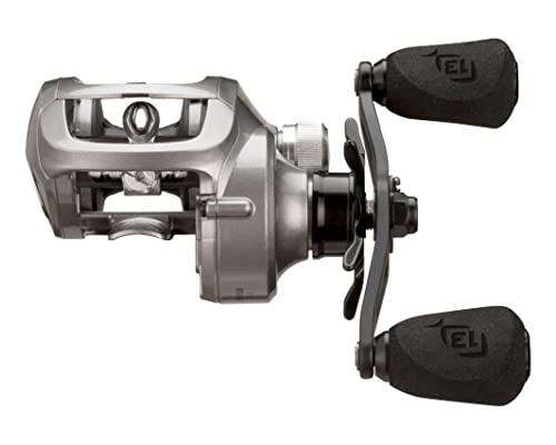 13 FISHING - Inception Slide Baitcast Reel - 8.1:1 Gear Ratio - Left Hand Retrieve (Fresh+Salt) - INSLD2-8.1-LH, Gray