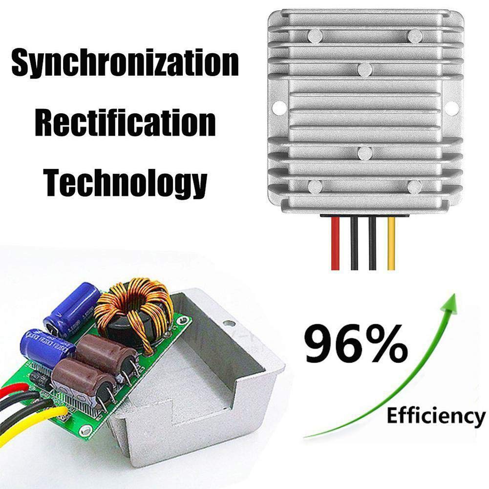 Golf CART Voltage Reducer Converter 48V to 12V 20A 240W DC Voltage Regulator for Club Car