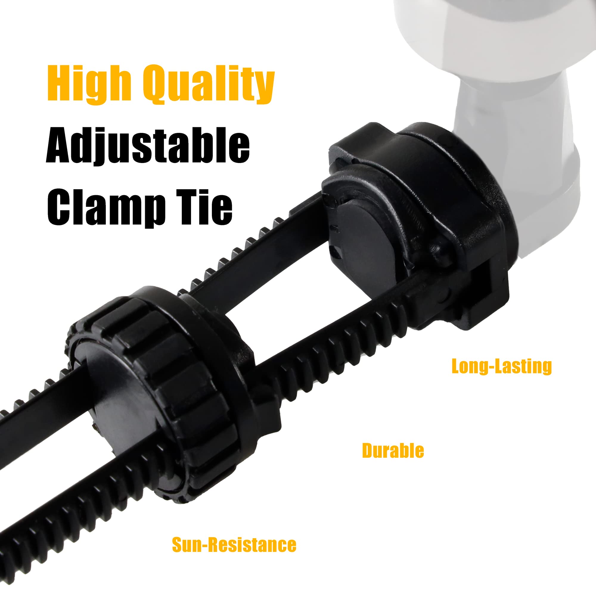 CyclingDeal Adjustable Clamp Tie Bike Bell Bicycle Horn 360 Degree Rotatable Bracket Universal Fit Design– Ideal for Road MTB Hybrid and E-Bikes - Loud Clear Crisp Sound