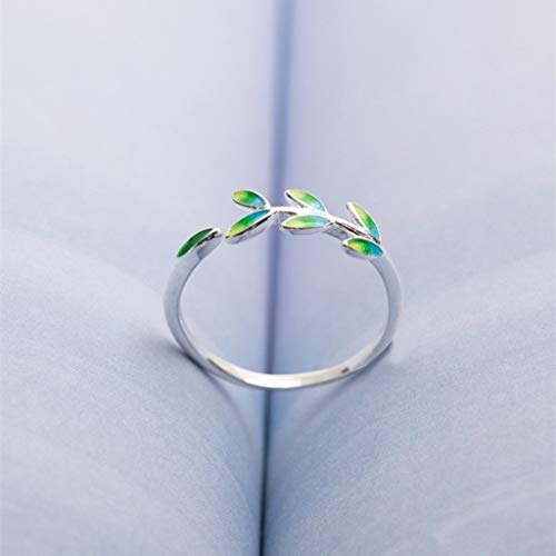 1X Women Ring Jewellery Elegant Leaves Adjustable Open Ring Wedding Party Thumb Knuckle Ring Superior Quality and Creative