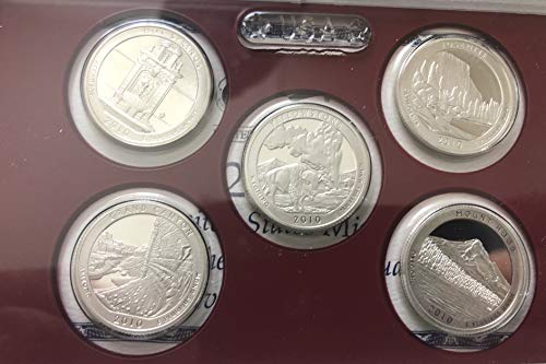 2010 S Silver National Park Quarter Proof set Comes in Original US mint Packaging Proof