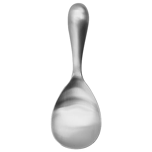 2 pack Stainless Steel Rice Spoons, 8 Inch Rice Spoon, Home Kitchen Thickened Rice Spoon, Rice Paddle Set, Heat Resistant Serving Spoon, Cooking Spoon for Kitchen
