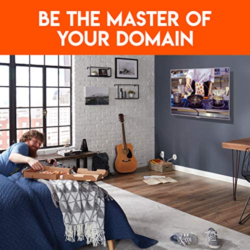 ECHOGEAR Swivel Full Motion TV Wall Mount for TVs Up to 60" - Smooth Extention, Tilt - Wall Template for Easy Install On 1 Stud - After Install Level & Hide Cables with Built-in Cable Management