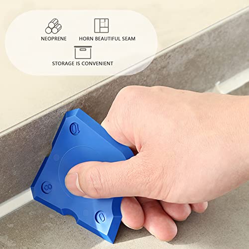 11 Piece Set ,Professional Caulking Tool Kit with Sealant Finishing Tools,Easy Silicone Caulking with Guides,Caulk Removal Tools and Fill Removal Tool Silicone Fill