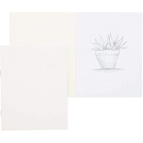 48 Pack Blank Unruled Journal for Writing Projects, Classroom, Student Supplies (4 x 5.5 In)
