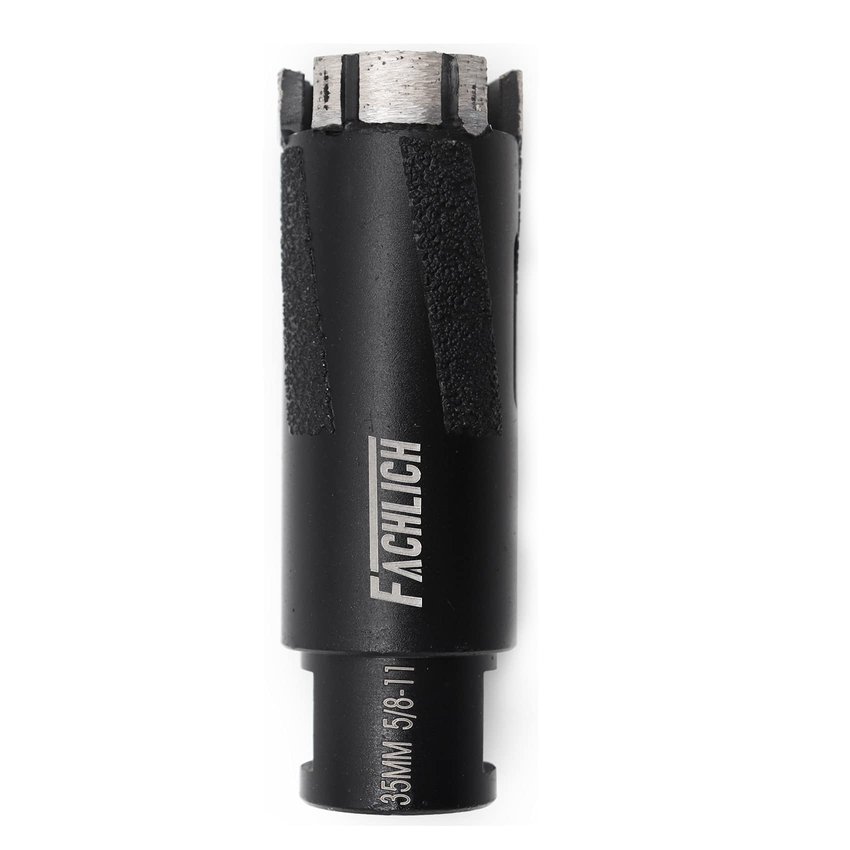FACHLICH Diamond Core Drill Bit - 1-3/8" Granite Hole Saw 35mm Dry Core Bit for Dry Drilling Concrete Granite Marble Laser Welded