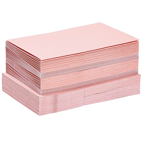 48 Pack Pink Blank Cards and Envelopes, 4x6 Printable Greeting Cards for Baby Showers, Thank You Notes, Wedding Invitations, Birthdays