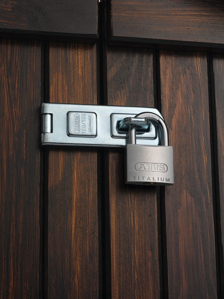 ABUS 64TI/50 C Titalium Aluminum Alloy Padlock Keyed Different