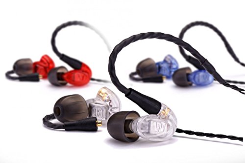 8pcs (M-SLB) Triple Flange Eartips Compatible with Westone W10 W20 W30 W40 W50 W60 UM PRO10 UM PRO20 UM PRO30 UM PRO50 UM1 UM2 UM2 RC UM3 UM3 RC UM3X UM3x RC 1 2 3 4 4R Adventure Alpha Beta Earphones