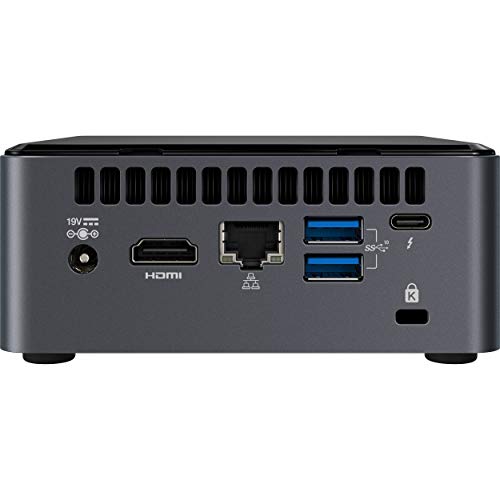 Intel NUC 10 NUC10i3FNHN Home & Business Mini Desktop Black i3-10110U 2-Core, 8GB RAM, 512GB PCIe SSD, UHD, Wifi, Bluetooth, 2xUSB 3.2, 1xHDMI, SD Card, Win 10 Pro with Hub