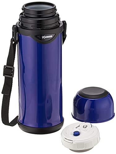 Zojirushi SJ-TG10-AA Stainless Steel Water Bottle, Cup Type, 0.3 gal (1.0 L), Stainless Steel