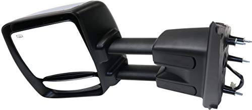 Garage-Pro Mirror Compatible with 2012-2021 Nissan NV1500, 2012-2021 NV2500 and 2012-2021 NV3500 Towing, Driver Side, Heated, Power Glass, Blind Spot Glass