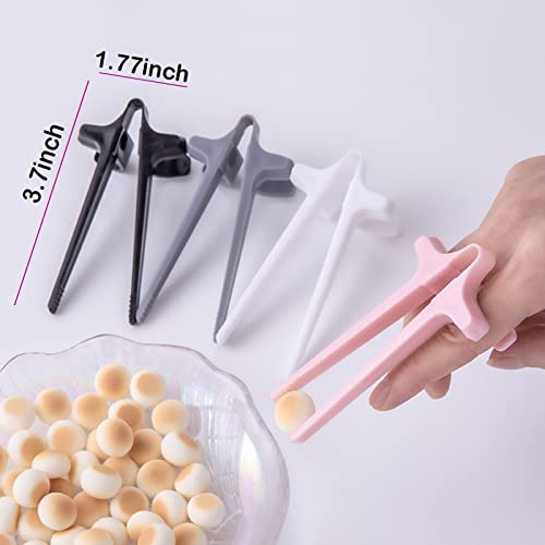 4pcs Gamer Finger Chopsticks, Snack Clips, Gaming Finger Sleeves, Game Controllers, Gaming Accessories, Mobile Phone Accessories, Finger Pliers, Gaming Gifts(Multi-color ) (3.7inch), Multicolor
