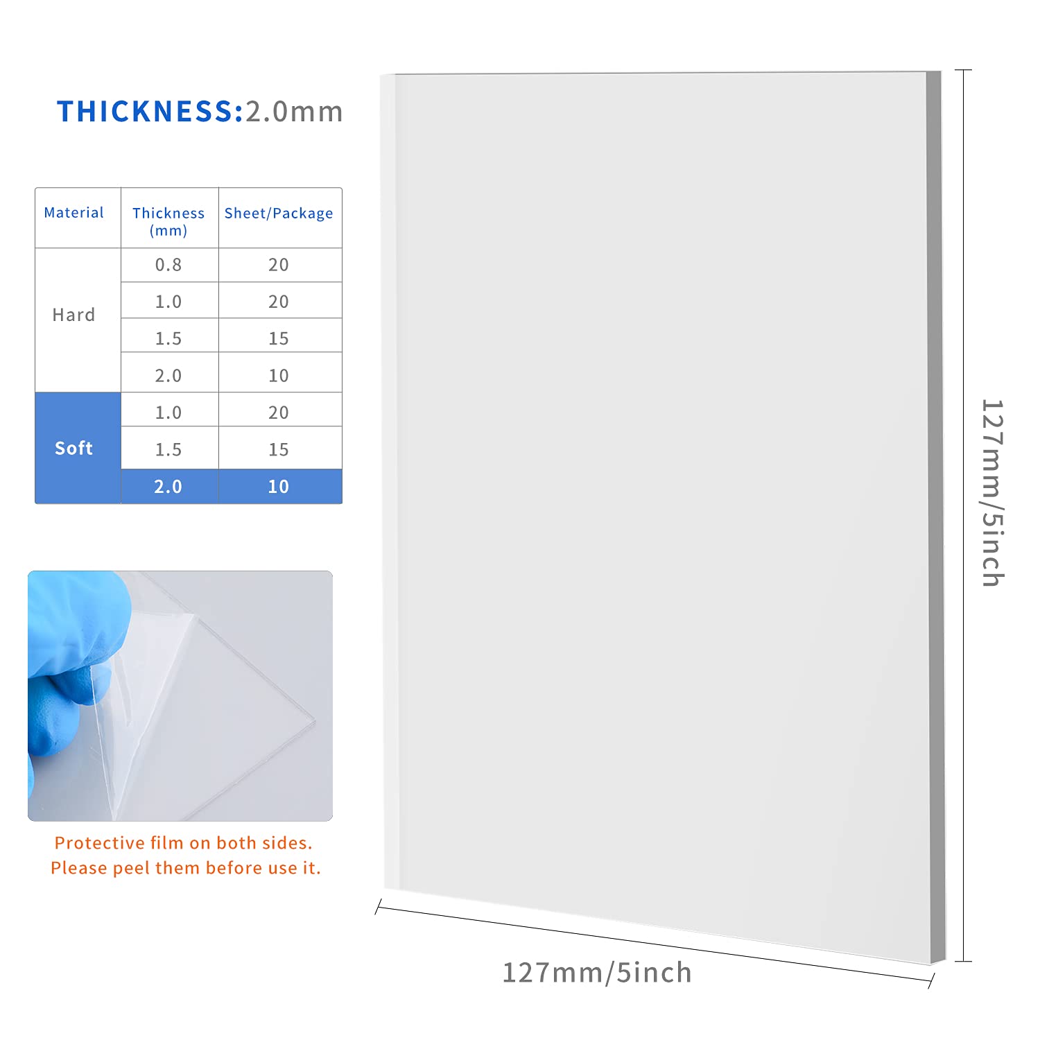 faruijie Thermoforming Dental Sheet Vacuum Forming Splint Sheets Professional Former Plastic