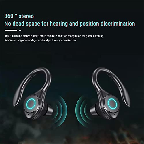 2022 New Wireless Earbuds Bluetooth Headphones Sound Quality Wireless Charging Case Digital Led Intelligence Display Compatible with Android iOS for Sports Gym