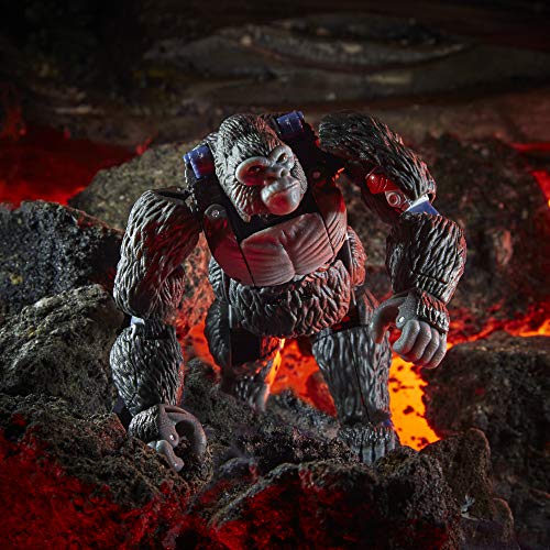 Transformers Toys Generations War for Cybertron: Kingdom Voyager WFC-K8 Optimus Primal Action Figure - Kids Ages 8 and Up, 7-inch