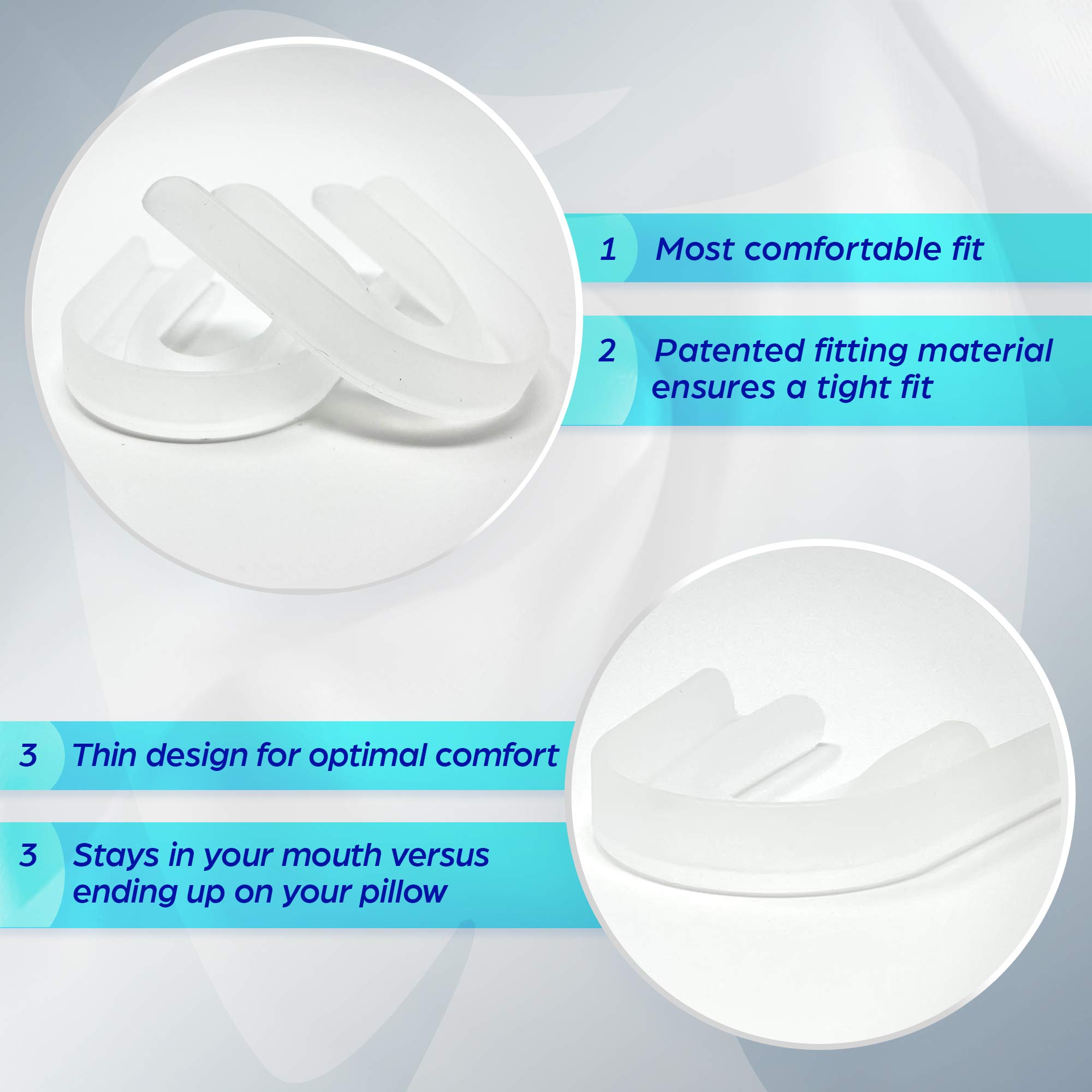 Dental-Defense Professional Dental Guard, Anti Grinding Dental Night Guard, TMJ Relief, Bruxing, Reduces Teeth Clenching, Nightguard, Anti Grinding Teeth Protector, 2 Pack, Made in The USA