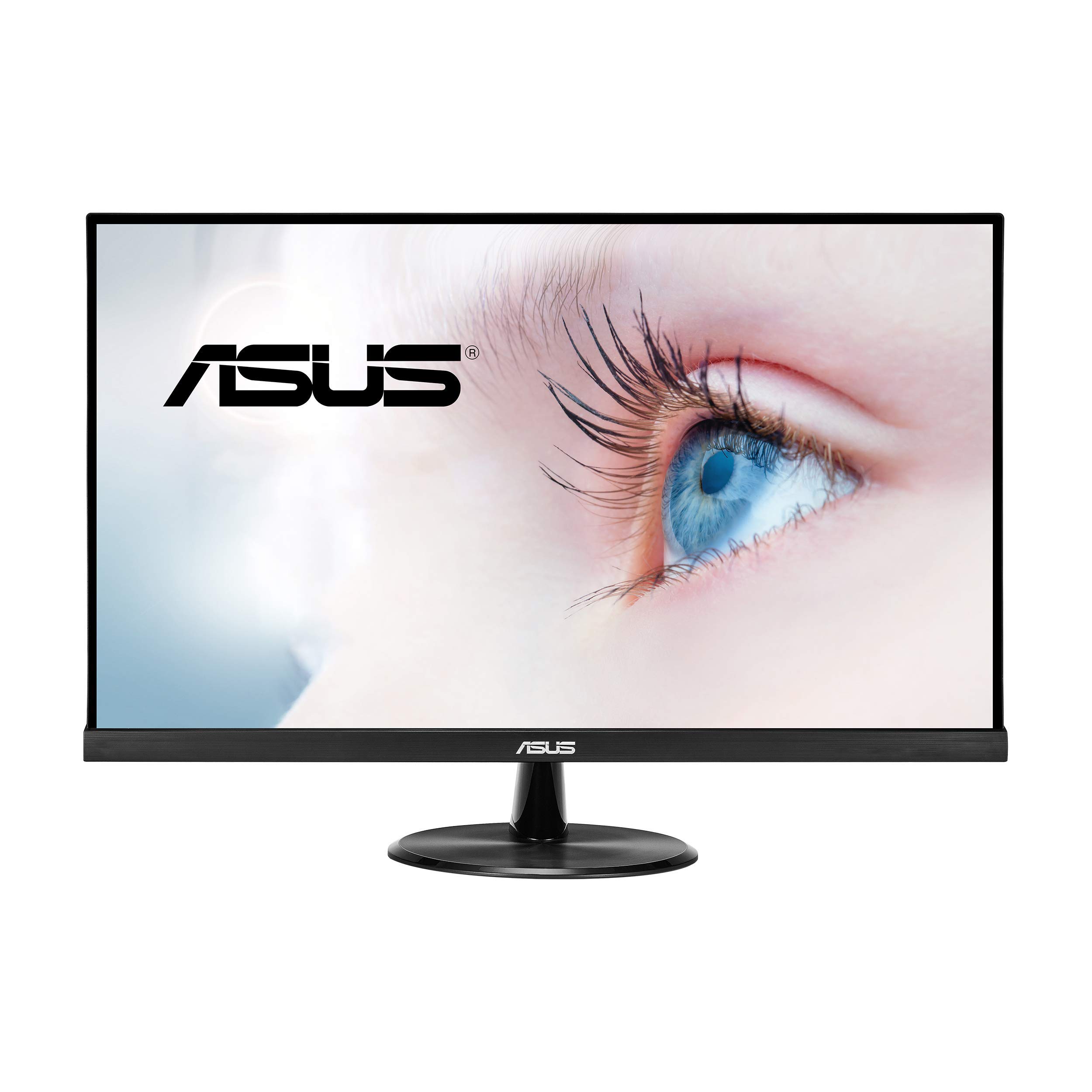 ASUS VP279HE 27” Monitor, 1080P Full HD, 75Hz, IPS, Adaptive-Sync/FreeSync, Eye Care, HDMI VGA, Frameless, Low Blue Light, Flicker Free, VESA Wall Mountable (Renewed)