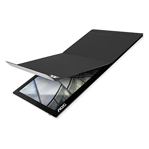 AOC I1601C 15.6" 16:9 Full HD IPS Monitor, Black USB-C