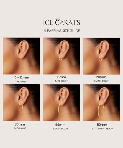 14K Yellow Gold Endless Round Hoop Earrings
