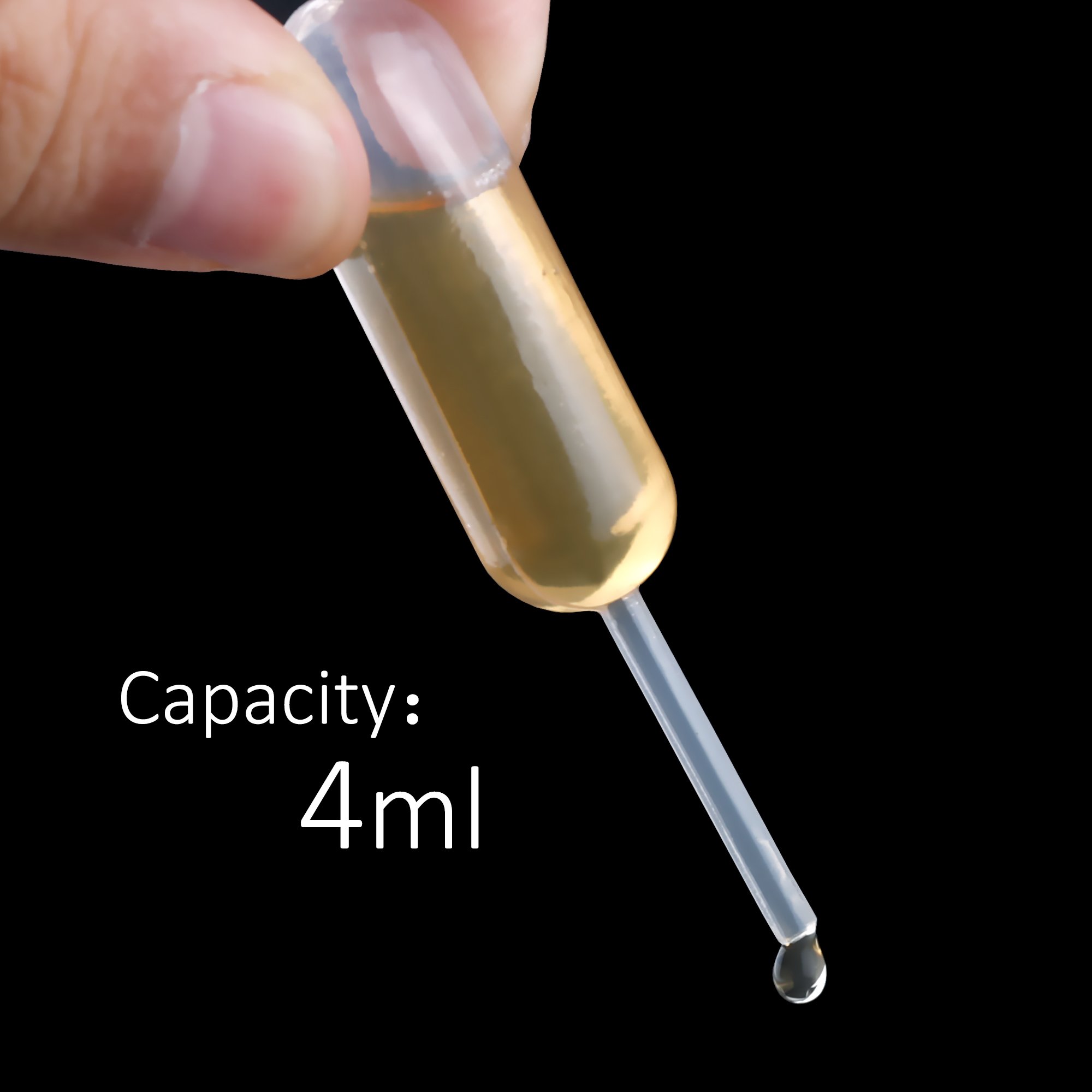 Augshy Cupcake Pipette, 450pcs 4ml Plastic Pipettes Dropper Transfer Pipette Strawberry Disposable Pipettes Suitable for Chocolate, Cupcakes, Strawberries, Mini Cakes