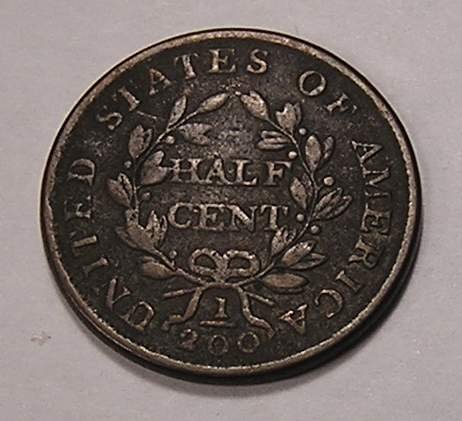 1803 Draped Bust Half Cent