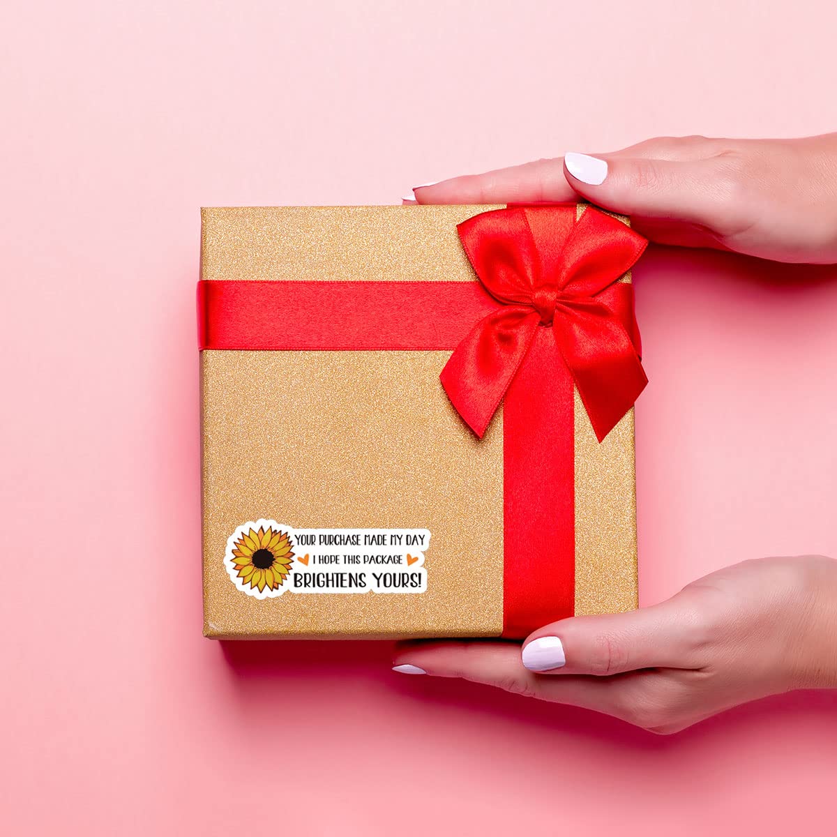 Littlefa Your Purchase Made My Day I Hope This Package Brightens Yours Small Business Stickers,Thank You Stickers,Handmade Stickers,Small Business Stickers, Envelopes Stickers 500 PCS