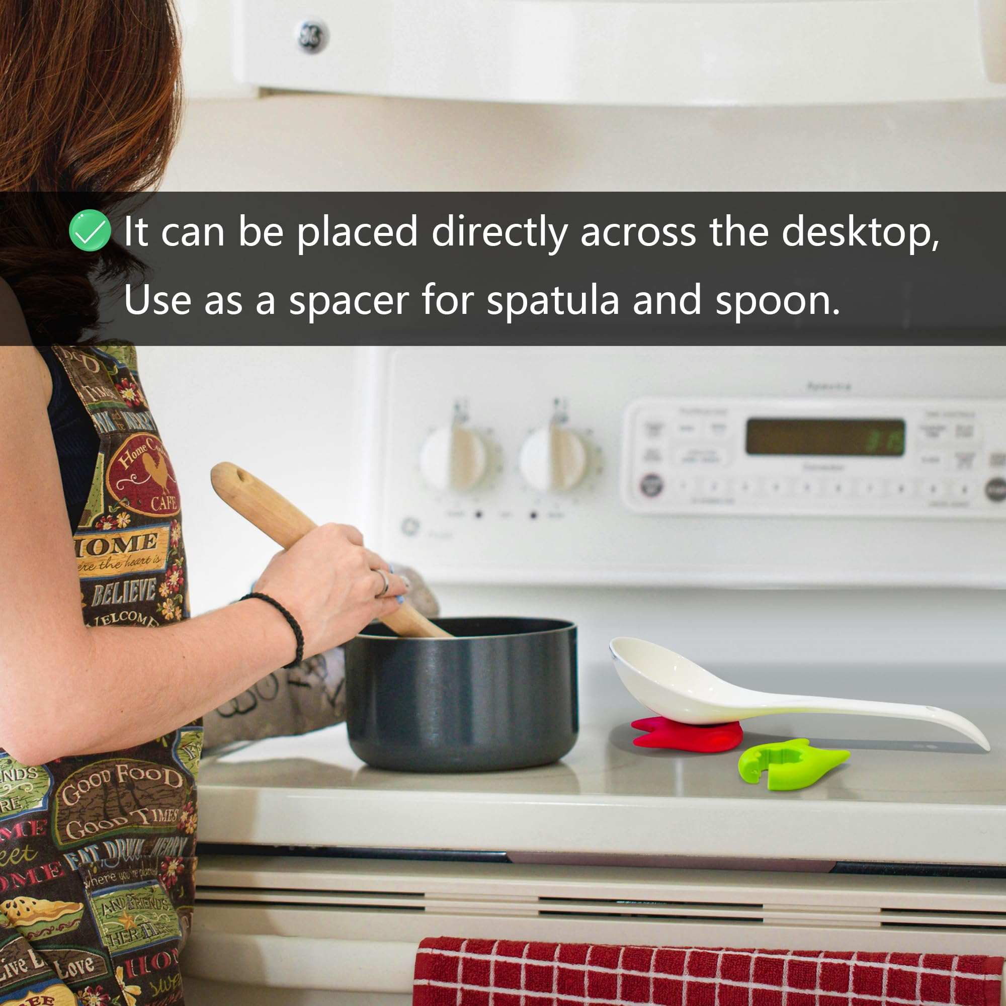 2 sets Silicone Spoon Rest for Stove Top,Spatula Rest for Stove Top,Silicone Spoon Holder for Stove Top ,spoon rest for kitchen counter
