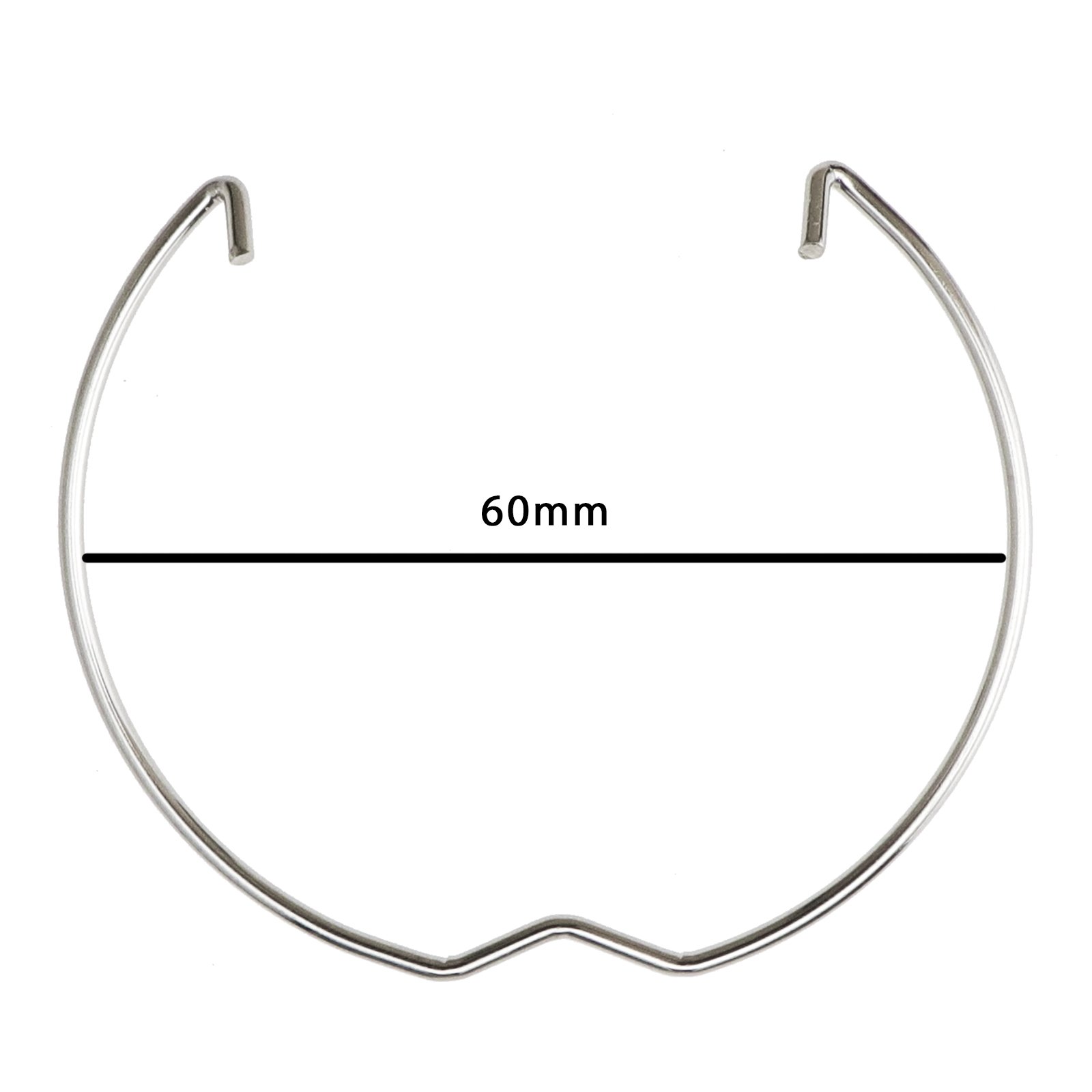 20pcs Lamp Retaining Spring Clip Ring Compatible with 50mm MR16 GU10 Spot Light Downlight