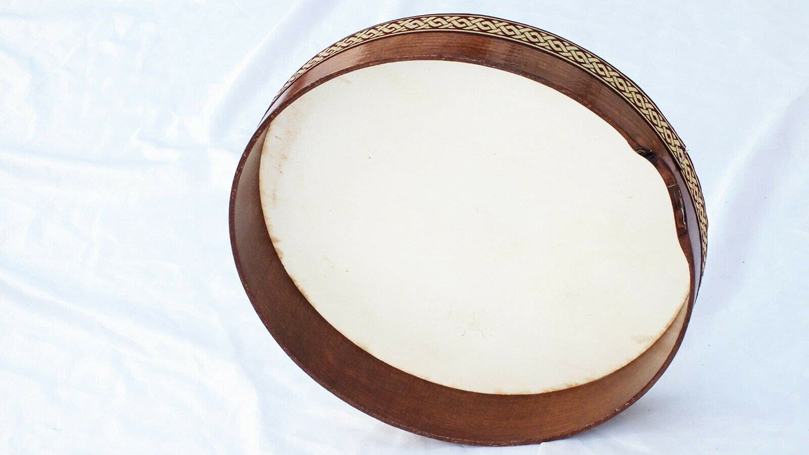 40 X 6 Cm Animal Skin Bendir Turkish Percussion Frame Drum