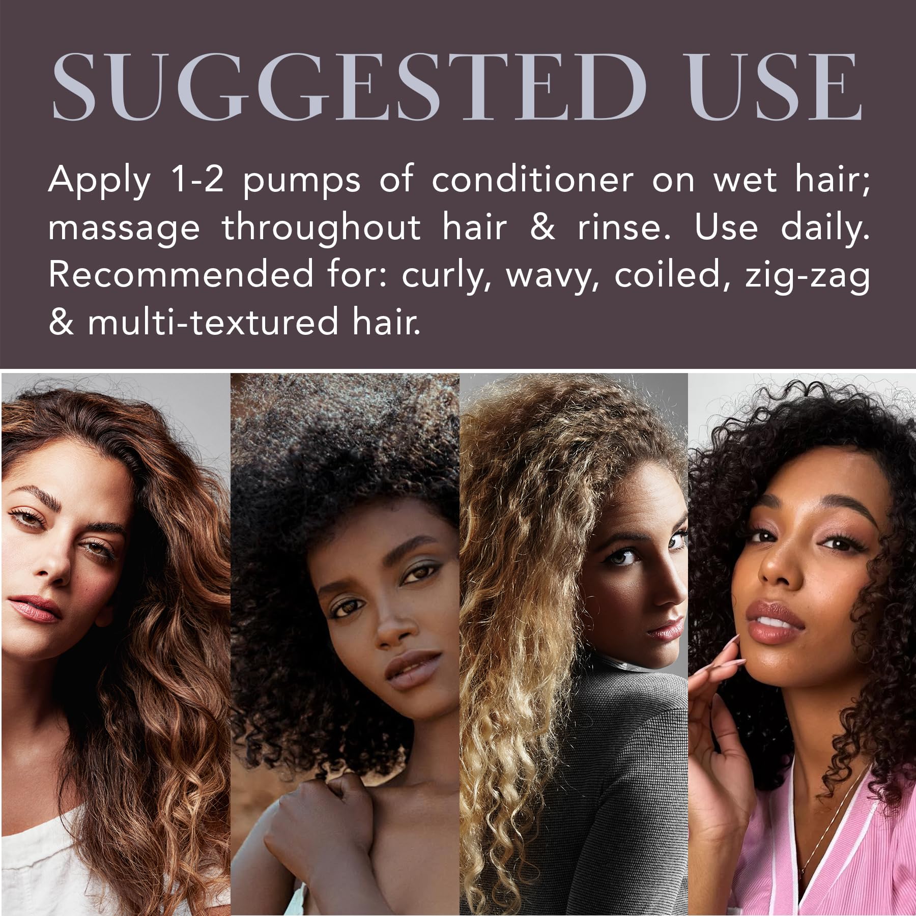 Saphira Divine Curly Conditioner, Sulfate-Free, Paraben-Free, Hydrates, Defines and Softens Curly, Wavy, Multi-Textured, Thick Hair
