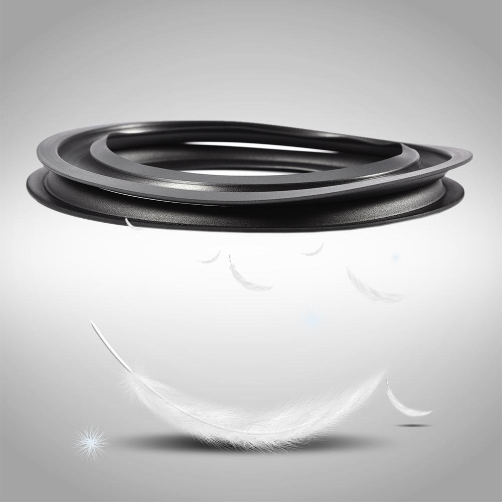 2pcs 6 inch Perforated Rubber Speaker Foam Edge Surround Rings Replacement Parts for Speaker Repair or DIY