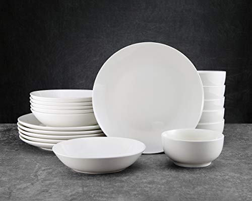 Studio Nova Porcelain 18-Piece Dinnerware Set, Service For 6, Alexis