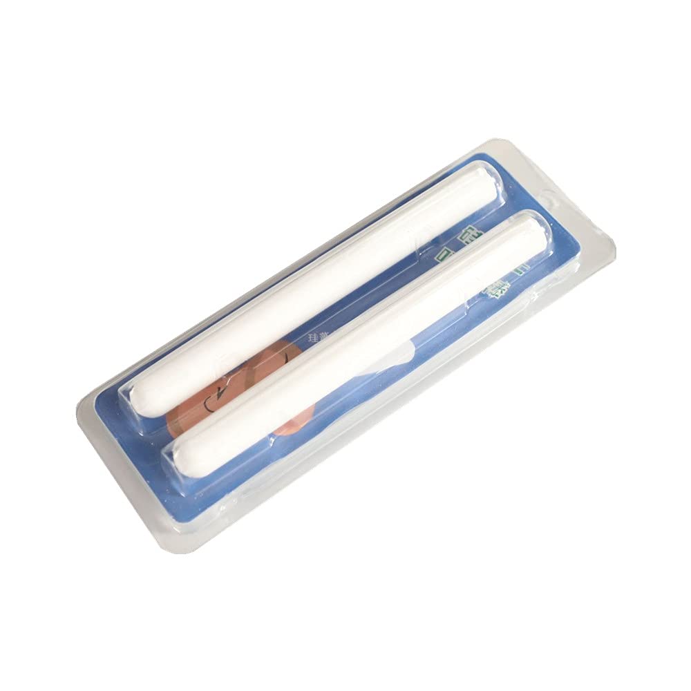 2 Pcs Diatomite Moisture Absorbing Stick Desiccant Clean Water Absorption Rod Drying Sticks Cleaning Toys with Blister Packaging for Laboratory/Home