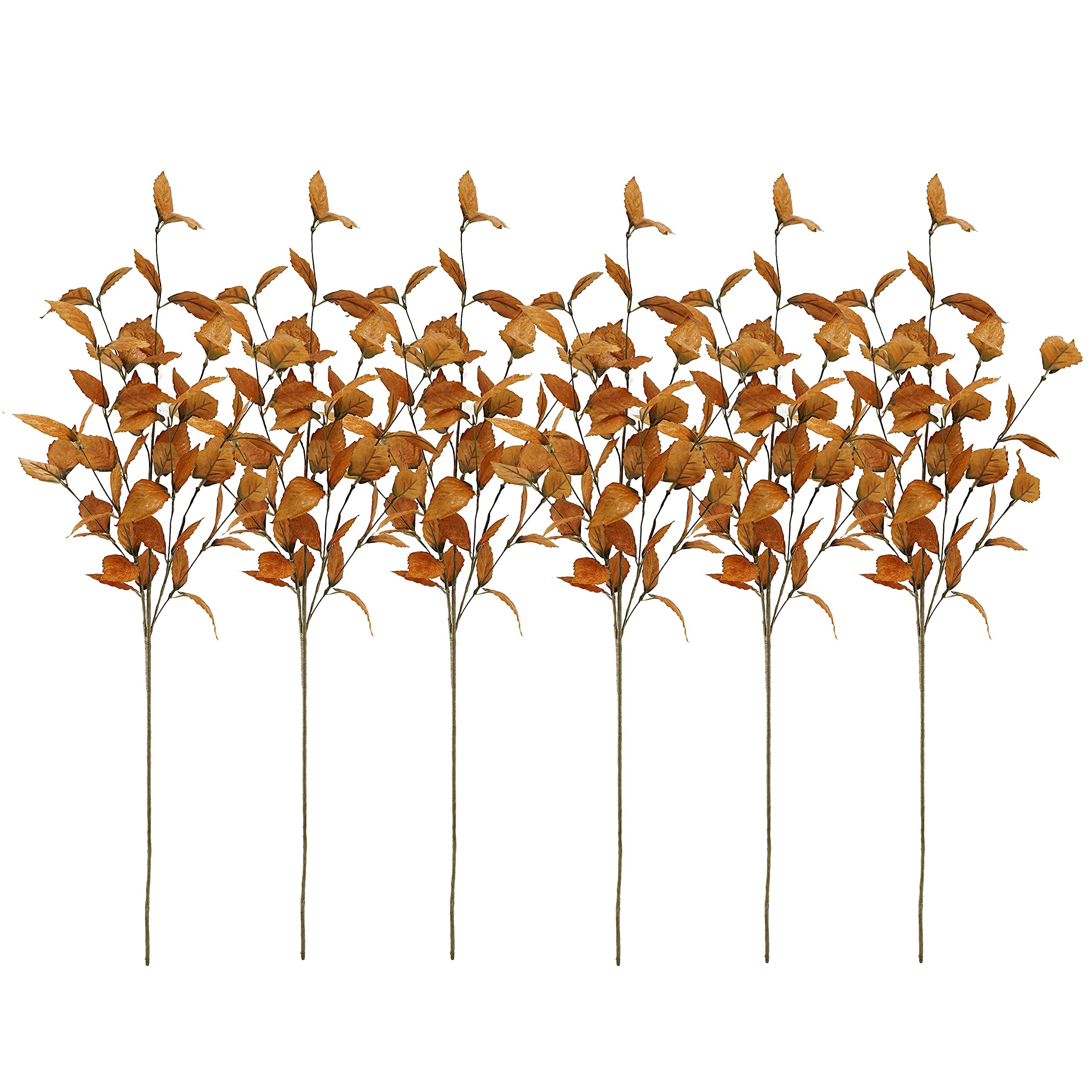 28 inches 6 Pieces Fall Stems, Fall Leave StemsďźFall Stems for Front DoorďźFall Stems for Outdoor and in Door Garden Farmhouse Harvest Garden Home Decor