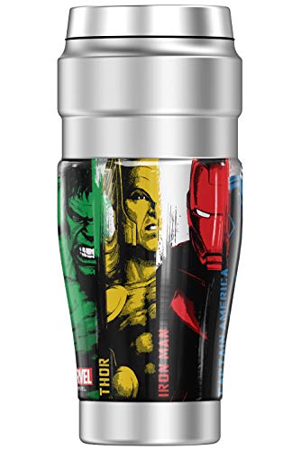 THERMOS MARVEL - Avengers Heroes STAINLESS KING Stainless Steel Travel Tumbler, Vacuum insulated & Double Wall, 16oz