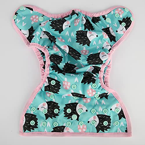 ReUseLife One Size Cloth Diaper Cover Snap with Double Gusset 6 Pack (6DC02)