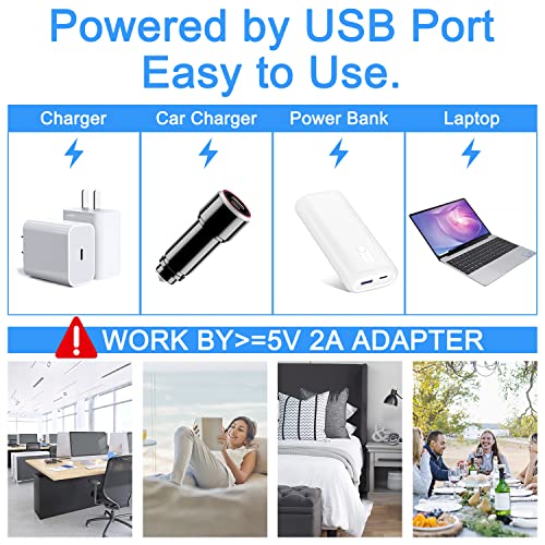 Abandship Air Cooler - Portable Conditioner Fan, Desktop with LED Display, 1000ml Capacity,Small Personal Cooling Fan 7 Colors Light,3 Speeds for Office Home Room